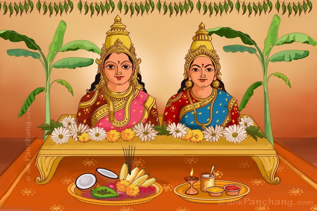2025 Jyeshtha Gauri Avahana Date for New Delhi, NCT, India