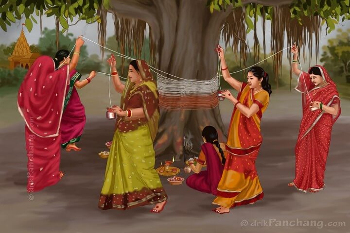 2167 Vat Savitri Vrat Date and Time for New Delhi, NCT, India