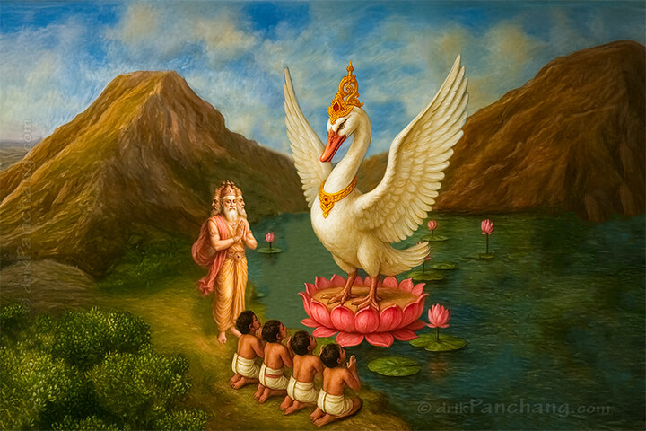 Lord Hamsa | Hamsa Avatara | Hamsavatara