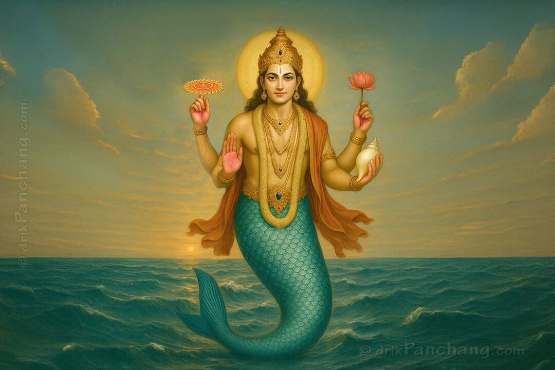 0113 Krishna Matsya Dwadashi Date and Puja Timings for New Delhi, NCT, India