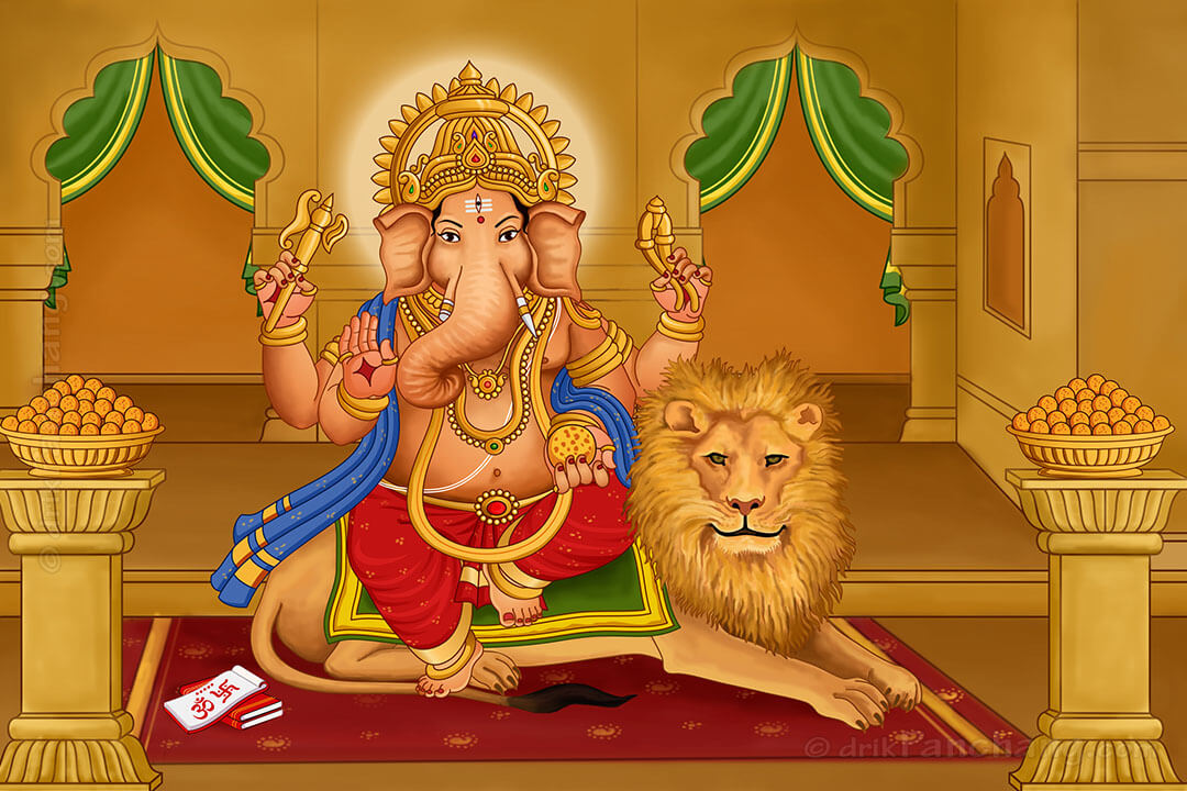 Lord Vakratunda - First Form of Lord Ganesha
