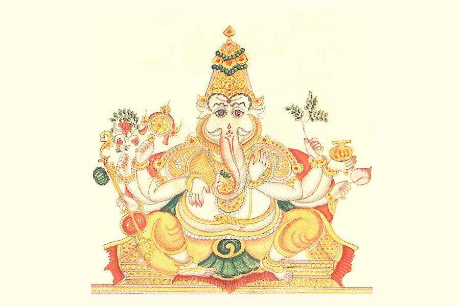 Simha Ganapati - 29th Form of Lord Ganesha