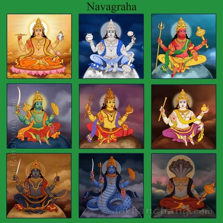 Navagraha | Nine Planets Gods in Vedic Astrology