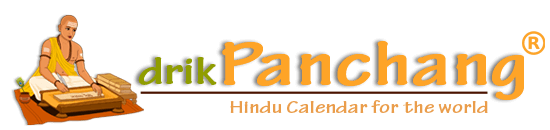 Hindu Month Panchang for the United States Cities