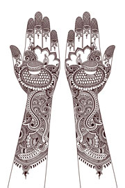 Mehandi Designs and Patterns | Mehndi Designs - Heart with Flowers and ...