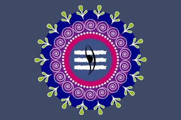 Lord Shiva Rangoli | Shivaratri Puja Rangoli Designs | Rangoli Designs ...