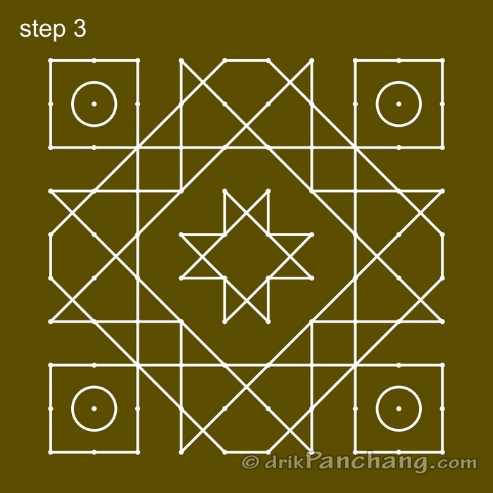 10x10 Dot Rangoli | 10x10 Dot Rangoli Design | 10x10 Dot Rangoli ...