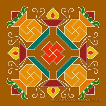 12x12 Dot Rangoli Designs | 12x12 Dot Kolam Designs | 12x12 Dot Muggu ...
