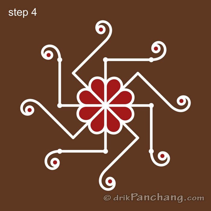3x3 Dot Rangoli | 3x3 Dot Rangoli Design | 3x3 Dot Rangoli Designs ...