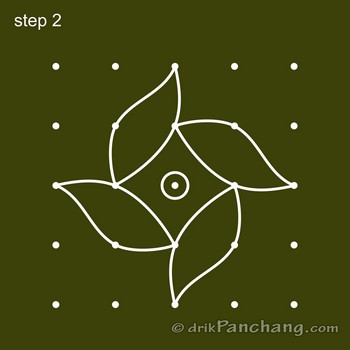 5x5 Dot Rangoli | 5x5 Dot Rangoli Design | 5x5 Dot Rangoli Designs ...