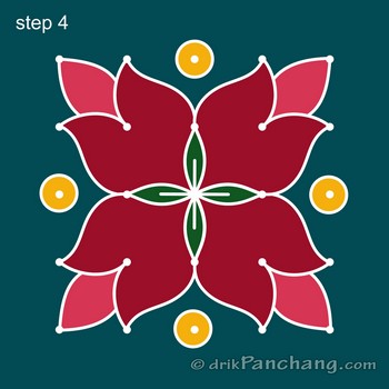 5x5 Dot Rangoli | 5x5 Dot Rangoli Design | 5x5 Dot Rangoli Designs ...