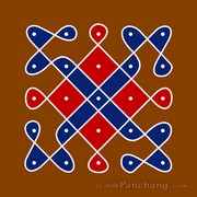 5x5 Dot Rangoli | 5x5 Dot Rangoli Design | 5x5 Dot Rangoli Designs ...