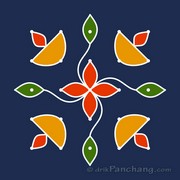 5x5 Dot Rangoli Designs | 5x5 Dot Kolam Designs | 5x5 Dot Muggu Designs ...