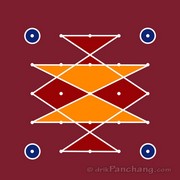 5x5 Dot Rangoli Designs | 5x5 Dot Kolam Designs | 5x5 Dot Muggu Designs ...