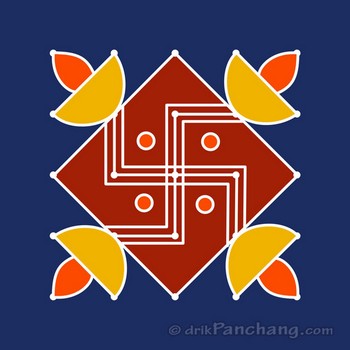 5x5 Dot Rangoli | 5x5 Dot Rangoli Design | 5x5 Dot Rangoli Designs ...
