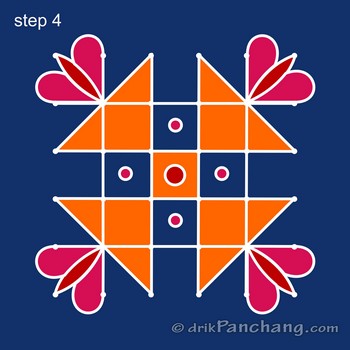 6x6 Dot Rangoli | 6x6 Dot Rangoli Design | 6x6 Dot Rangoli Designs ...