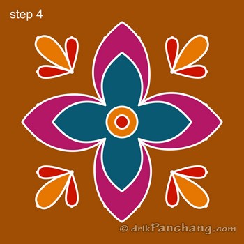 6x6 Dot Rangoli | 6x6 Dot Rangoli Design | 6x6 Dot Rangoli Designs ...