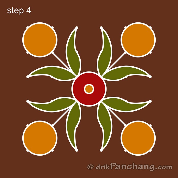 6x6 Dot Rangoli | 6x6 Dot Rangoli Design | 6x6 Dot Rangoli Designs ...