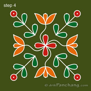 7x7 Dot Rangoli | 7x7 Dot Rangoli Design | 7x7 Dot Rangoli Designs ...