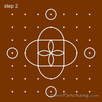 7x7 Dot Rangoli | 7x7 Dot Rangoli Design | 7x7 Dot Rangoli Designs ...