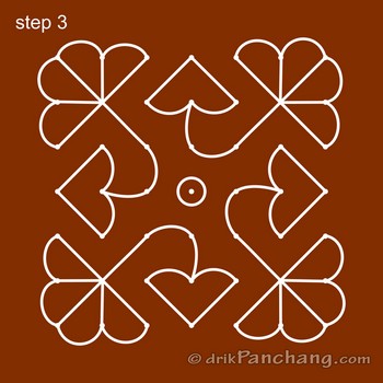 7x7 Dot Rangoli | 7x7 Dot Rangoli Design | 7x7 Dot Rangoli Designs ...