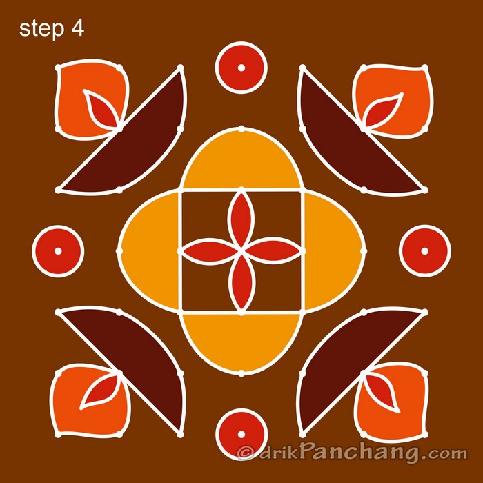 7x7 Dot Rangoli | 7x7 Dot Rangoli Design | 7x7 Dot Rangoli Designs ...