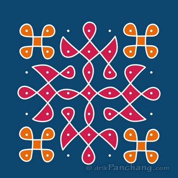 7x7 Dot Rangoli Designs | 7x7 Dot Kolam Designs | 7x7 Dot Muggu Designs ...