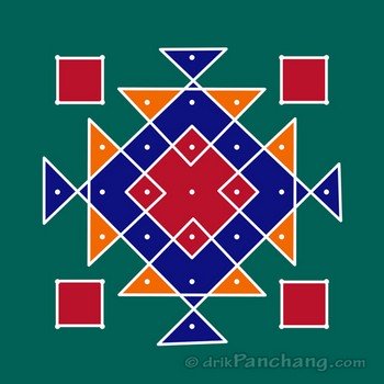 7x7 Dot Rangoli Designs | 7x7 Dot Kolam Designs | 7x7 Dot Muggu Designs ...