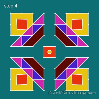 8x8 Dot Rangoli | 8x8 Dot Rangoli Design | 8x8 Dot Rangoli Designs ...