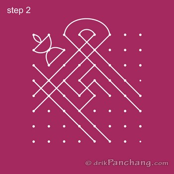 8x8 Dot Rangoli | 8x8 Dot Rangoli Design | 8x8 Dot Rangoli Designs ...