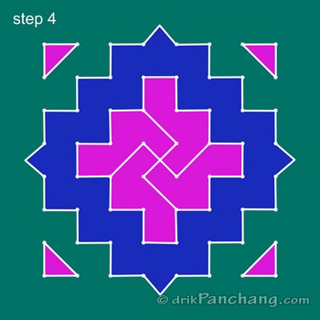 8x8 Dot Rangoli | 8x8 Dot Rangoli Design | 8x8 Dot Rangoli Designs ...