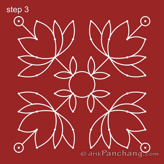8x8 Dot Rangoli | 8x8 Dot Rangoli Design | 8x8 Dot Rangoli Designs ...