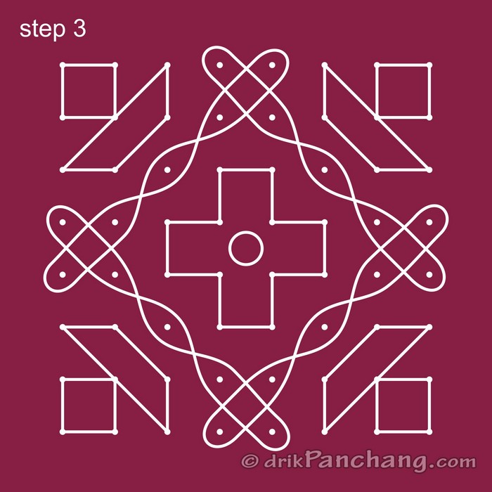 8x8 Dot Rangoli | 8x8 Dot Rangoli Design | 8x8 Dot Rangoli Designs ...