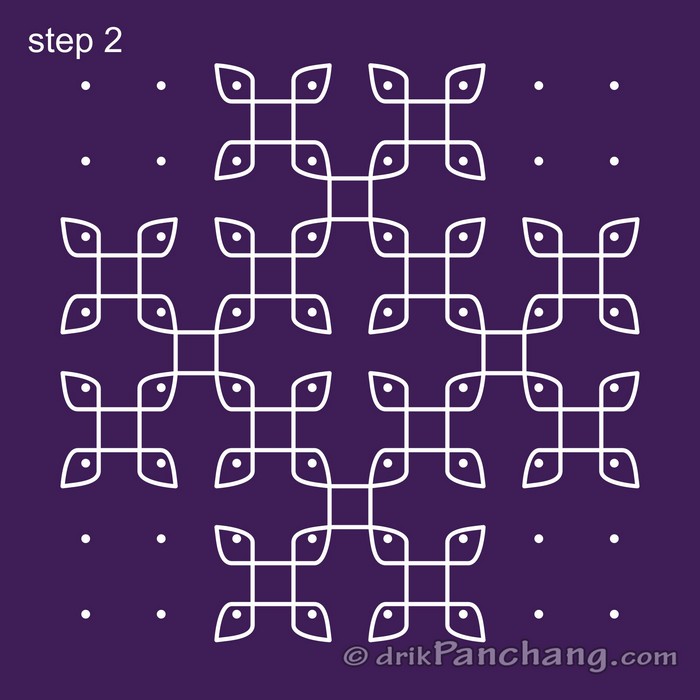 8x8 Dot Rangoli 8x8 Dot Rangoli Design 8x8 Dot Rangoli Designs