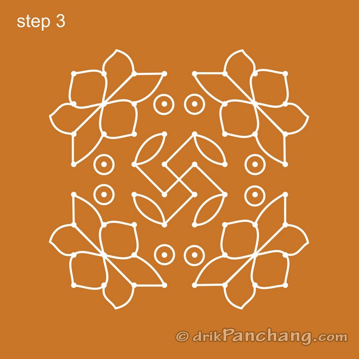 8x8 Dot Rangoli | 8x8 Dot Rangoli Design | 8x8 Dot Rangoli Designs ...