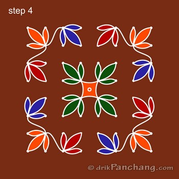 Dot Rangoli | Dot Rangoli Design | Rangoli Designs - Dot Rangoli 13