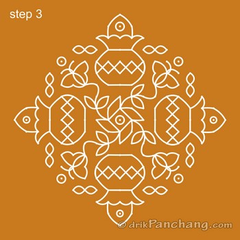 Dot Rangoli | Dot Rangoli Design | Rangoli Designs - Dot Rangoli 1