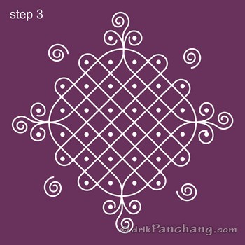 Dot Rangoli | Dot Rangoli Design | Rangoli Designs - Dot Rangoli 26