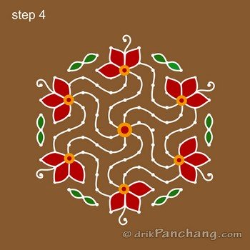 Dot Rangoli | Dot Rangoli Design | Rangoli Designs - Dot Rangoli 15