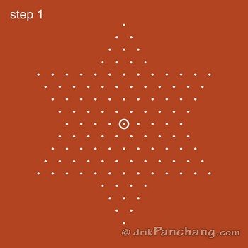 Dot Rangoli | Dot Rangoli Design | Rangoli Designs - Dot Rangoli 2