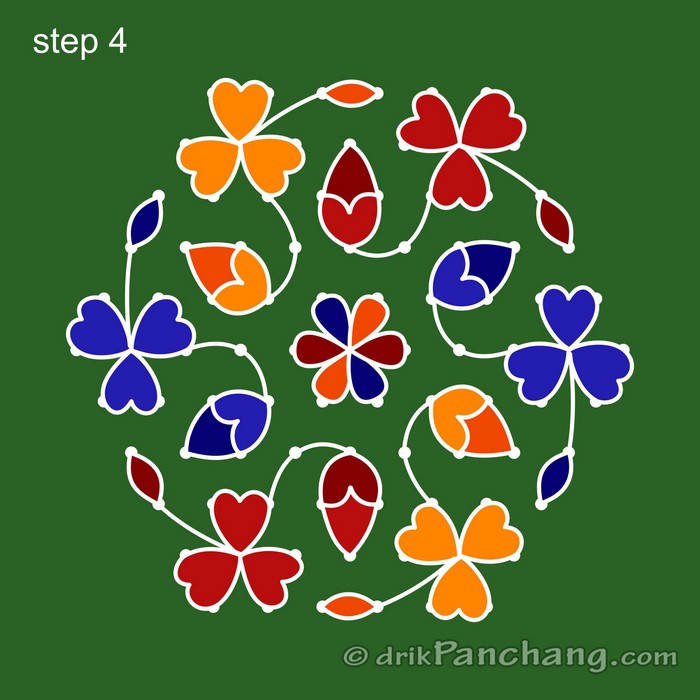 Dot Rangoli | Dot Rangoli Design | Rangoli Designs - Dot Rangoli 11