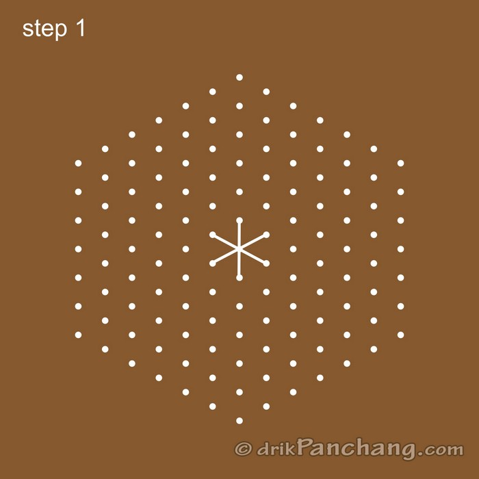 Dot Rangoli | Dot Rangoli Design | Rangoli Designs - Dot Rangoli 15