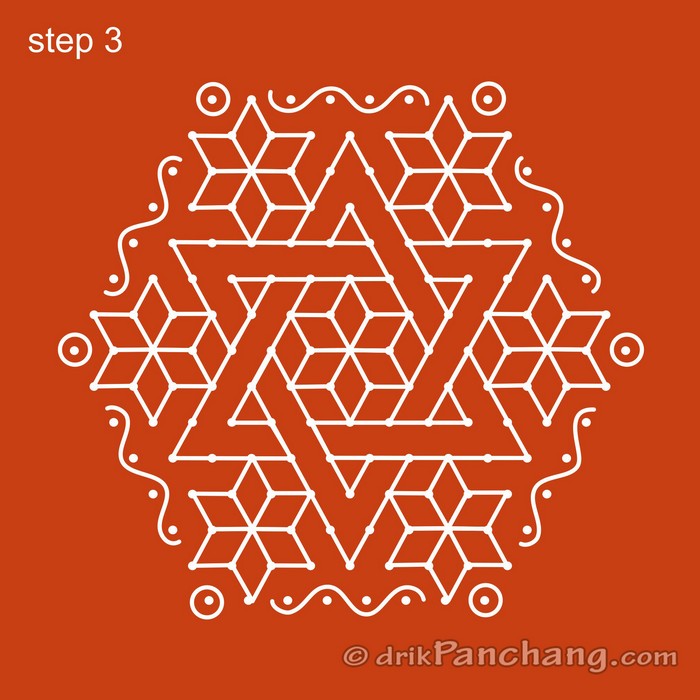 Dot Rangoli | Dot Rangoli Design | Rangoli Designs - Dot Rangoli 18