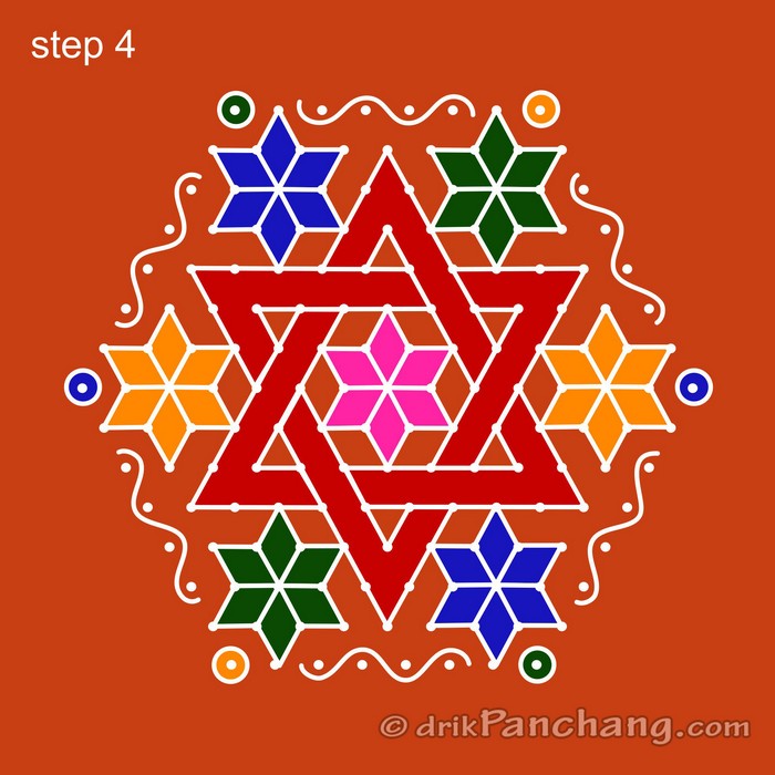 Dot Rangoli | Dot Rangoli Design | Rangoli Designs - Dot Rangoli 18