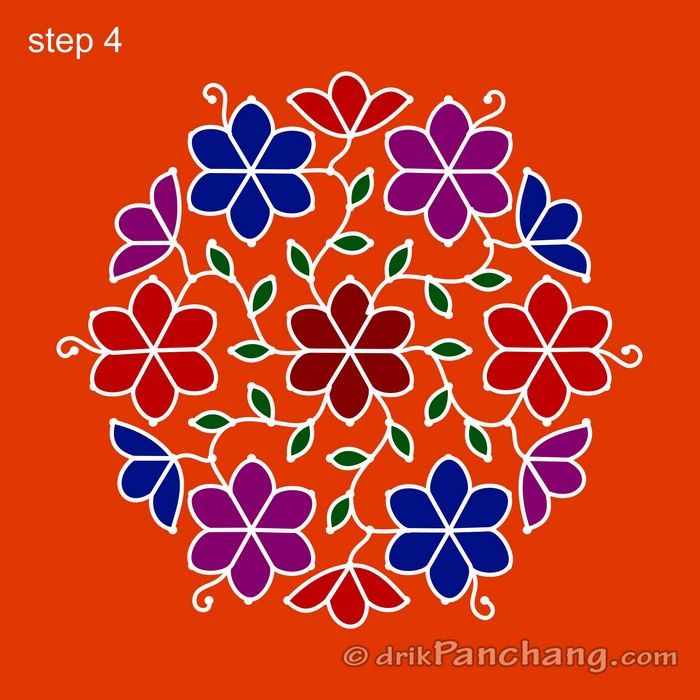 Dot Rangoli | Dot Rangoli Design | Rangoli Designs - Dot Rangoli 19