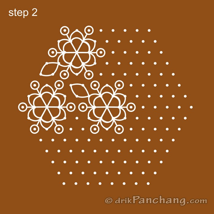 Dot Rangoli | Dot Rangoli Design | Rangoli Designs - Dot Rangoli 20