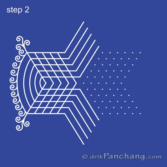 Dot Rangoli | Dot Rangoli Design | Rangoli Designs - Dot Rangoli 23