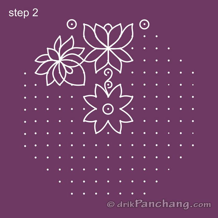 Dot Rangoli | Dot Rangoli Design | Rangoli Designs - Dot Rangoli 29