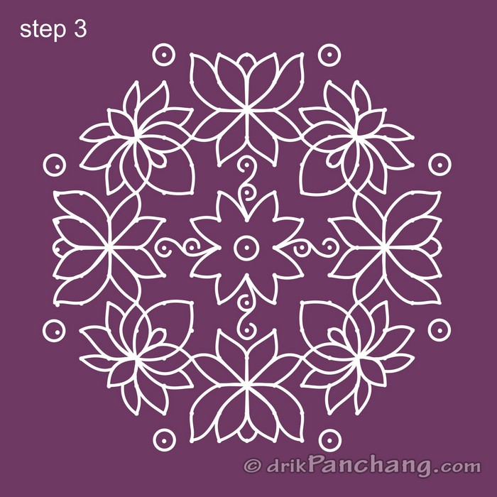 Dot Rangoli | Dot Rangoli Design | Rangoli Designs - Dot Rangoli 29