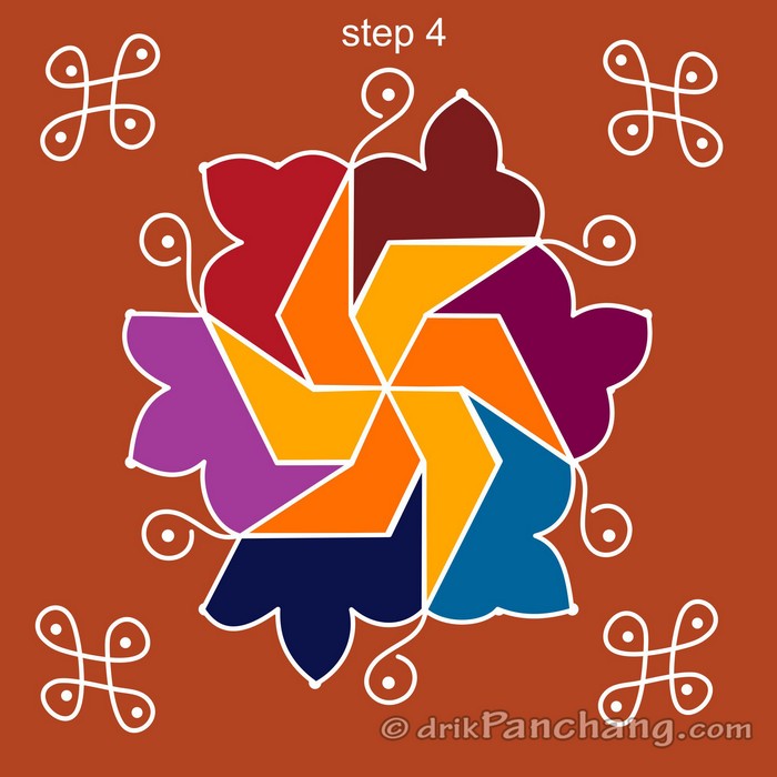 Dot Rangoli | Dot Rangoli Design | Rangoli Designs - Dot Rangoli 30